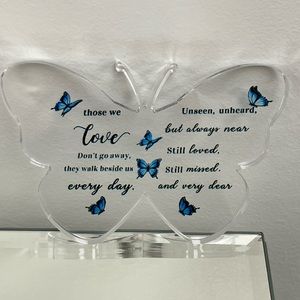 Other | Acrylic Bereavement Memorial Sympathy Gift Butterfly ...